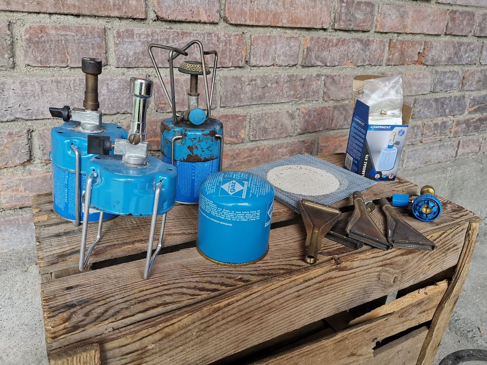 Set Labor Gasbrenner, Bunsenbrenner, Drahtaufleger (D'occasion) à ...