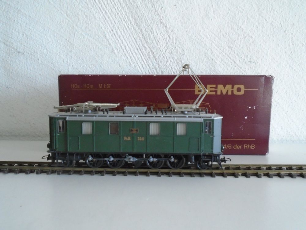 Bemo H0m: Stangenlok Ge 4/6 Nr. 354 grün der RhB, OVP | Kaufen auf Ricardo