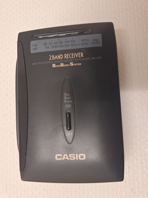 Walkman Casio AM/FM Stereo Radio Cassette Player AS-51R (Gebraucht) in Zürich für CHF 21 – mit ...