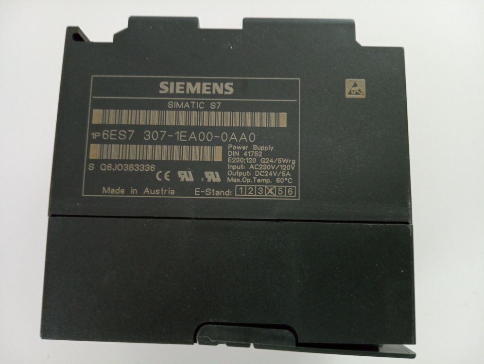 Siemens SIMATIC S7-300 PS307 5A / 6ES7307-1EA00-0AA0 | Acheter sur Ricardo