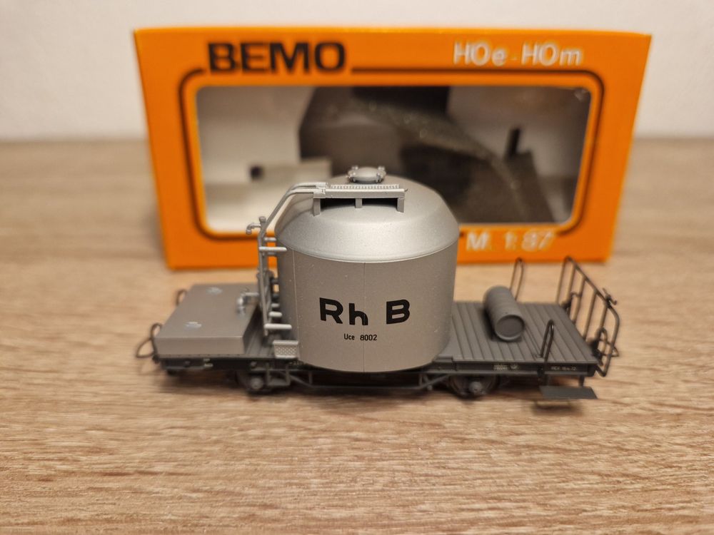 Bemo 2252 102 Zementwagen RhB H0m (D'occasion) à St-Aubin-Sauges pour ...