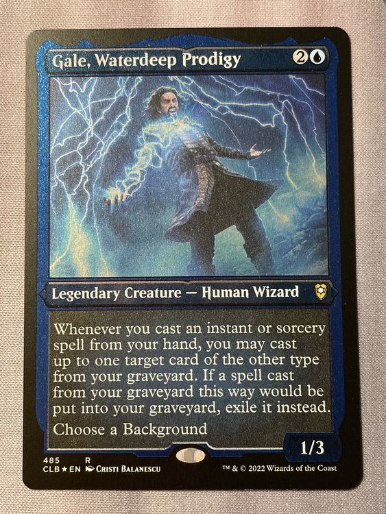 Gale, Waterdeep Prodigy ETCHED FOIL Boosterfrisch | Kaufen auf Ricardo