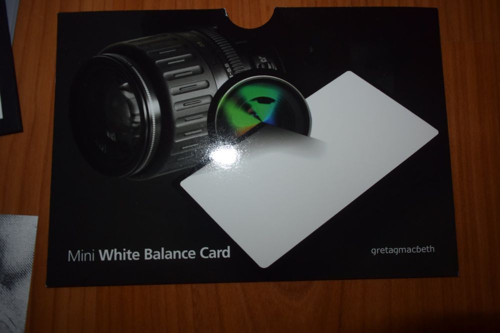 X-Rite (Gretagmacbeth) ColorChecker MINI White Balance Karte (Gebraucht ...