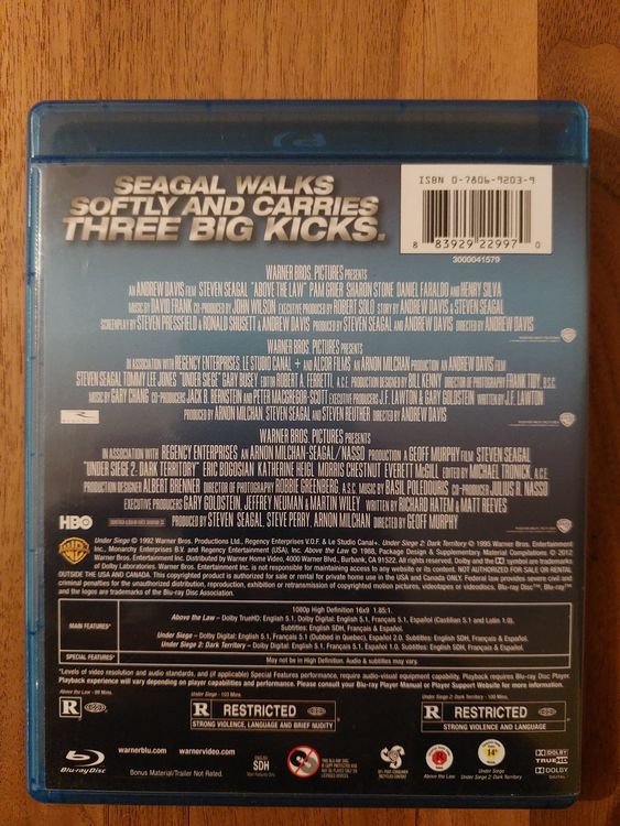 Blu Ray - Nico, Alarmstufe Rot 1 & 2 mit Steven Seagal (Gebraucht) in Rheinfelden für CHF 18.6 ...