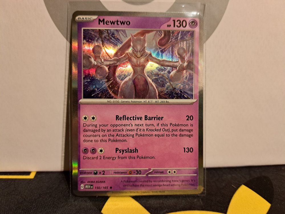 MEWTWO HOLO RARE 151 POKEMON KARTE 150/165 | Kaufen auf Ricardo