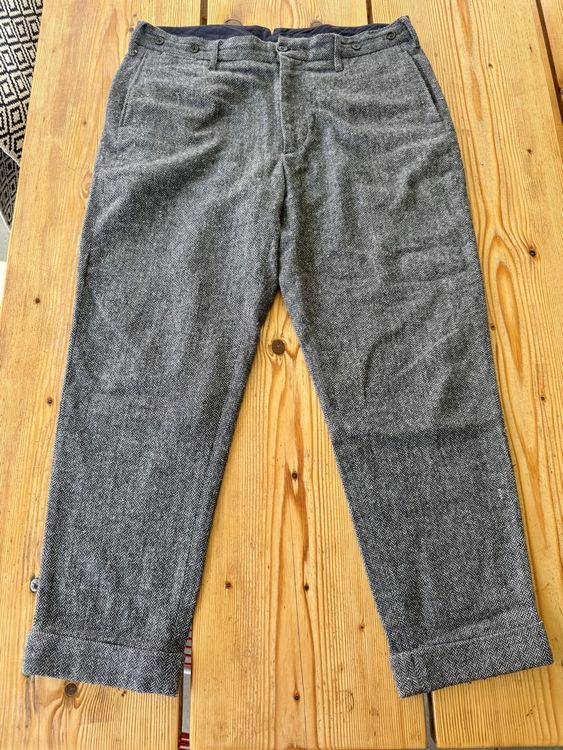 Engineered Garments Andover Herringbone Wool Pants XL (Gebraucht) in ...