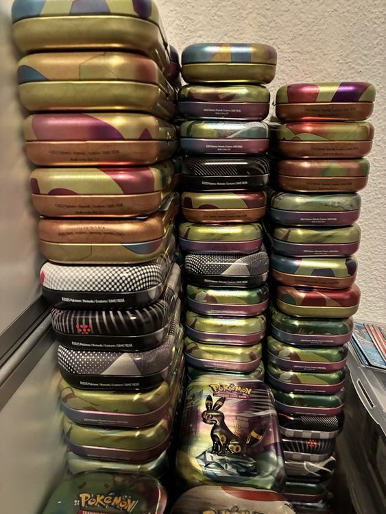 Pokemon Mini Tin LEER/EMPTY 109x / 151 / Prismatic / BW (Neu (gemäss ...