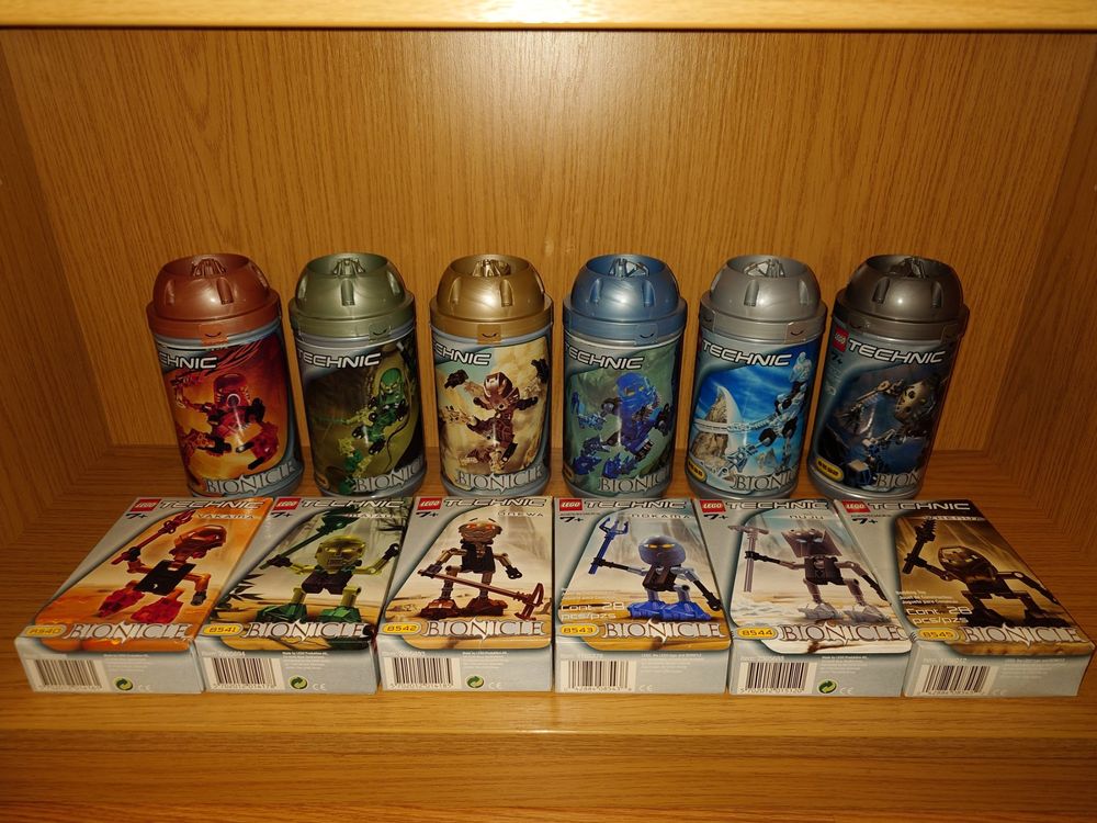 Lego® Bionicle® 6x Mata & 6x Turaga OVP / ungeöffnet (2001) | Kaufen ...