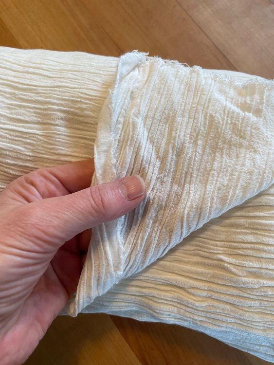 Viscose Crinkle-Voile offwhite - 3m (Neu (gemäss Beschreibung)) in ...