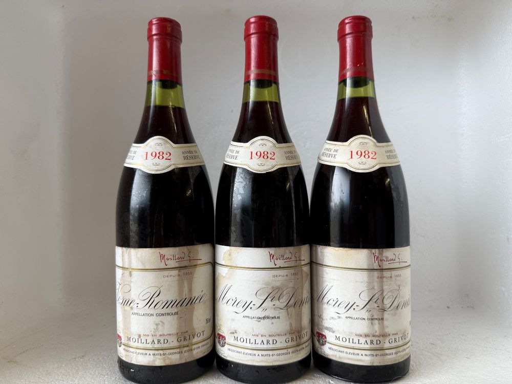 LOT mit 2x Morey-St-Denis & 1x Vosne Romanee Moillard-Grivot (Neu und ...