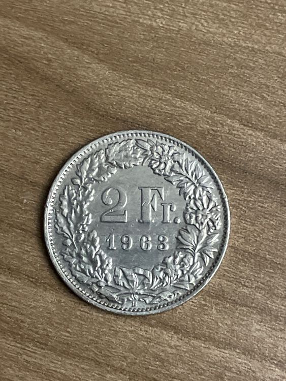 2 Franken Schweiz 1963 Silber | Kaufen auf Ricardo