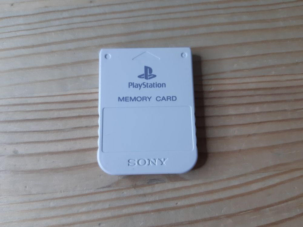 Original Sony PS1 Playstation 1 Memory Card Speicherkarte (Gebraucht ...