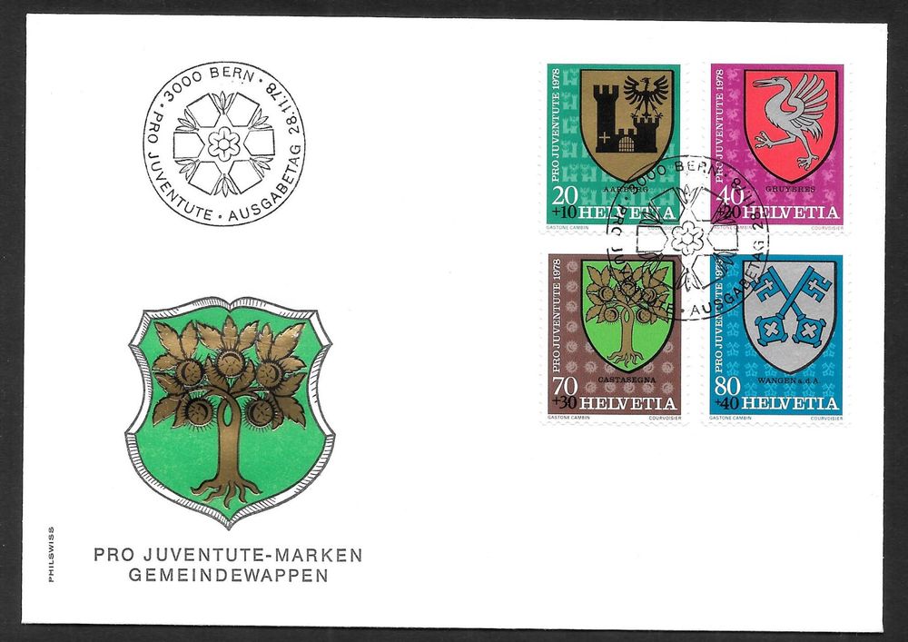 FDC Pro Juventute Serie 1978 ET 28.11.1978 schön illustriert (Neu (gemäss Beschreibung)) in ...