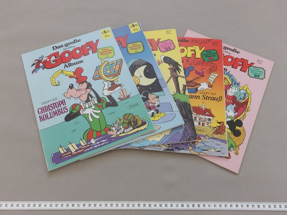Goofy, 5 Bände der Reihe "Eine komische Historie", Disney (Gebraucht ...