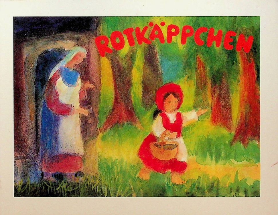 Grimm Rotkäppchen Bilder Lilly Gross-Anderegg (Gebraucht) in Reitnau ...