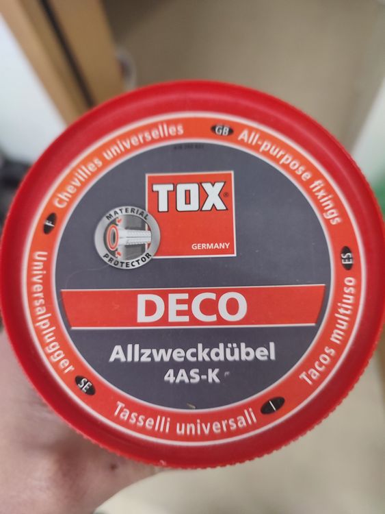 TOX Dübel 10/66 (Neu und originalverpackt) in Waltenschwil für CHF 5 ...