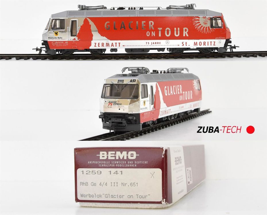 Bemo 1259 141 E-Lok Ge 4/4III RhB H0m GS | Kaufen auf Ricardo