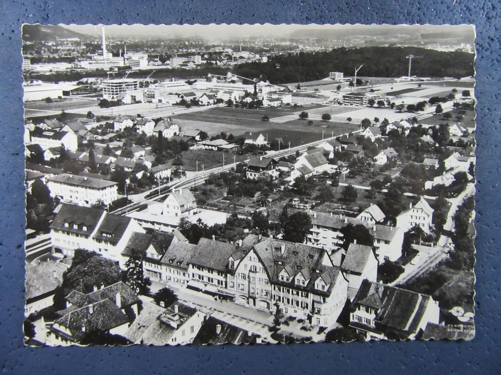 MUTTENZ BL FLUGZEUGAUFNAHME GASTHOF RÖSSLI FAM.REIZE 1966 (Gebraucht ...