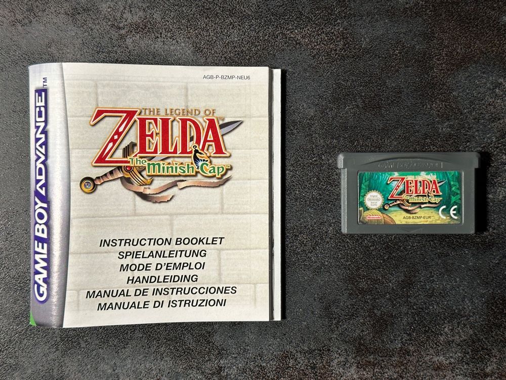Gameboy Advance SP - Zelda Limited Edition Pak OVP komplett | Kaufen ...