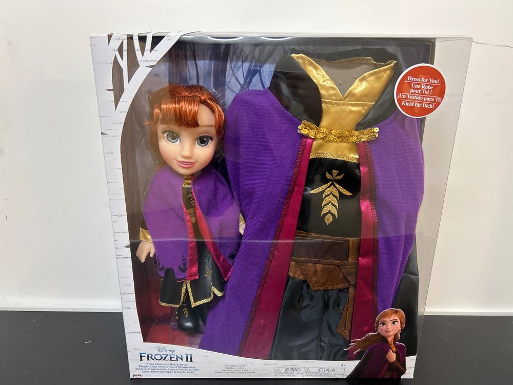 Neu Frozen 2 Anna Puppe + Kinderverkleidung (1x) (Neu und ...