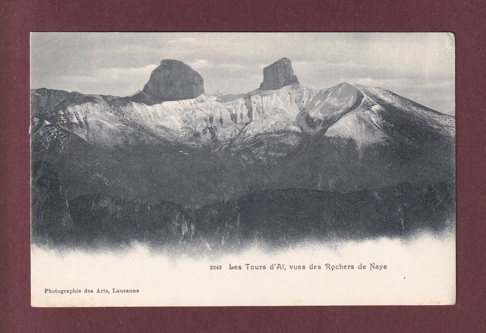 TOURS D'AÏ vues des Rochers de Naye (D'occasion) à Pully pour CHF 6 ...