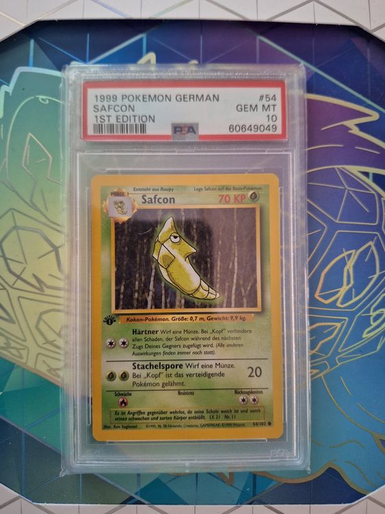 Safcon - 1.Edition Base Set - PSA 10 (Neu (gemäss Beschreibung)) in ...