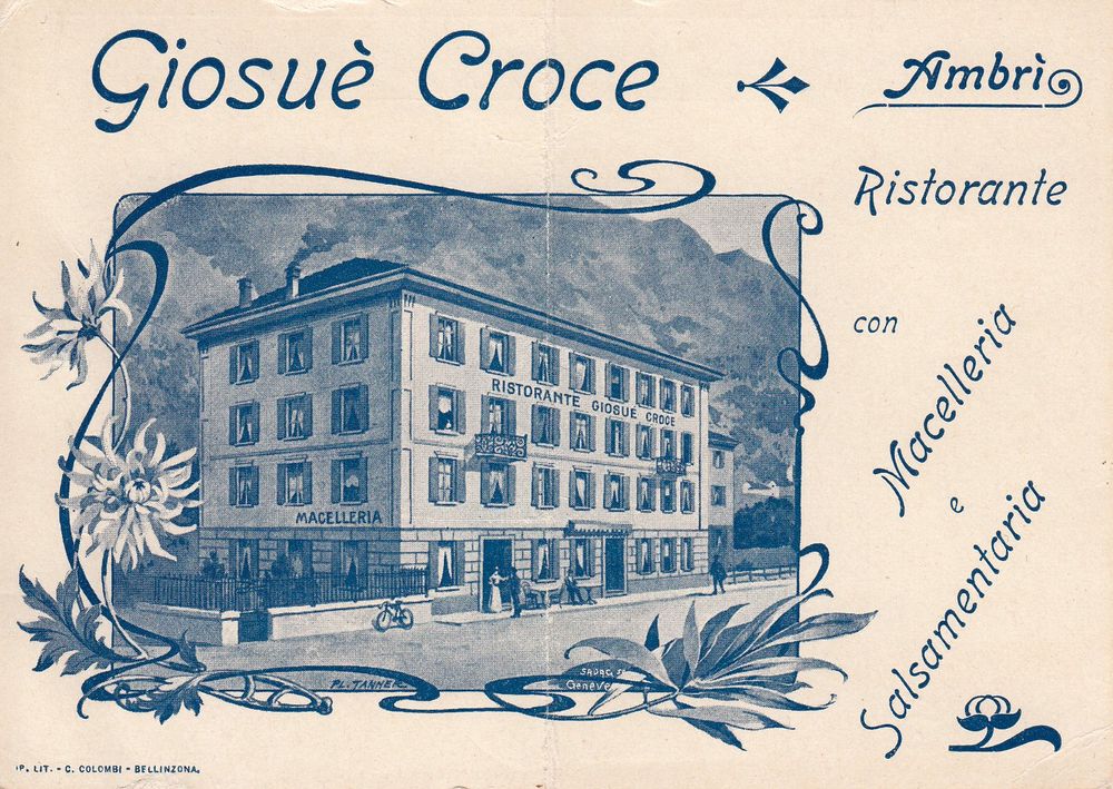 AK Ristorante Croce Ambrì 1902 (Gebraucht) in Riva San Vitale für CHF ...
