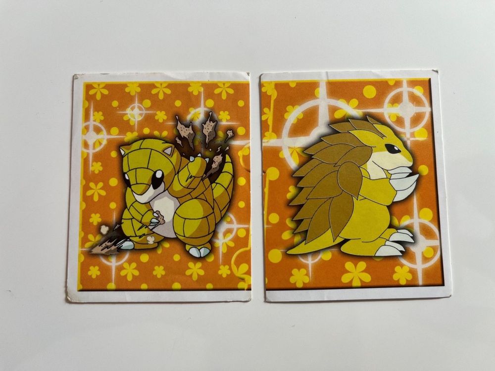 Sandshrew & Sandslash Merlin Stickers Pokémon 1999 (Gebraucht) in Thun ...