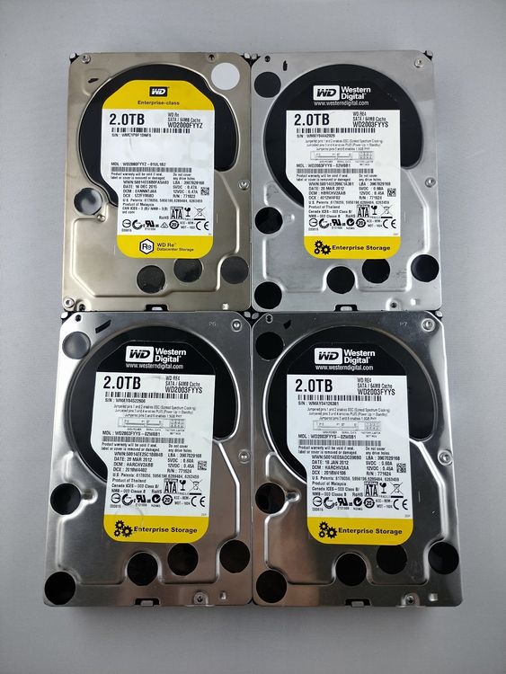 Western Digital RE4 2TB Enterprise Serie im Stückverkauf (Gebraucht) in ...