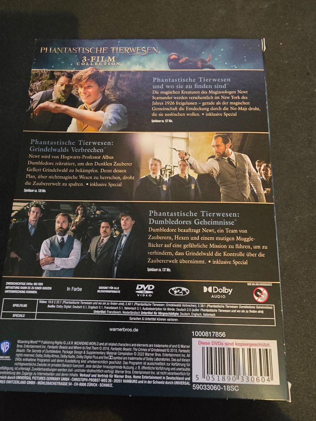 Phantastische Tierwesen: 3-Film Collection DVD Box Set! (Gebraucht) in ...