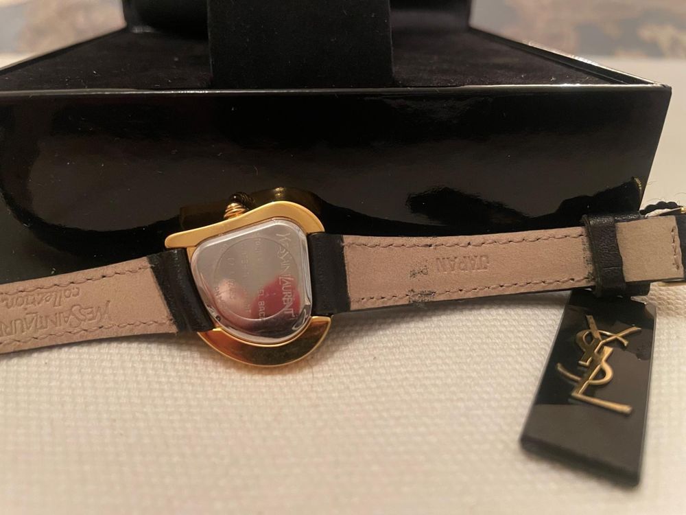 Yves Saint Laurent 1990s Heart Shaped Dial Gold Plated Watch (Gebraucht ...