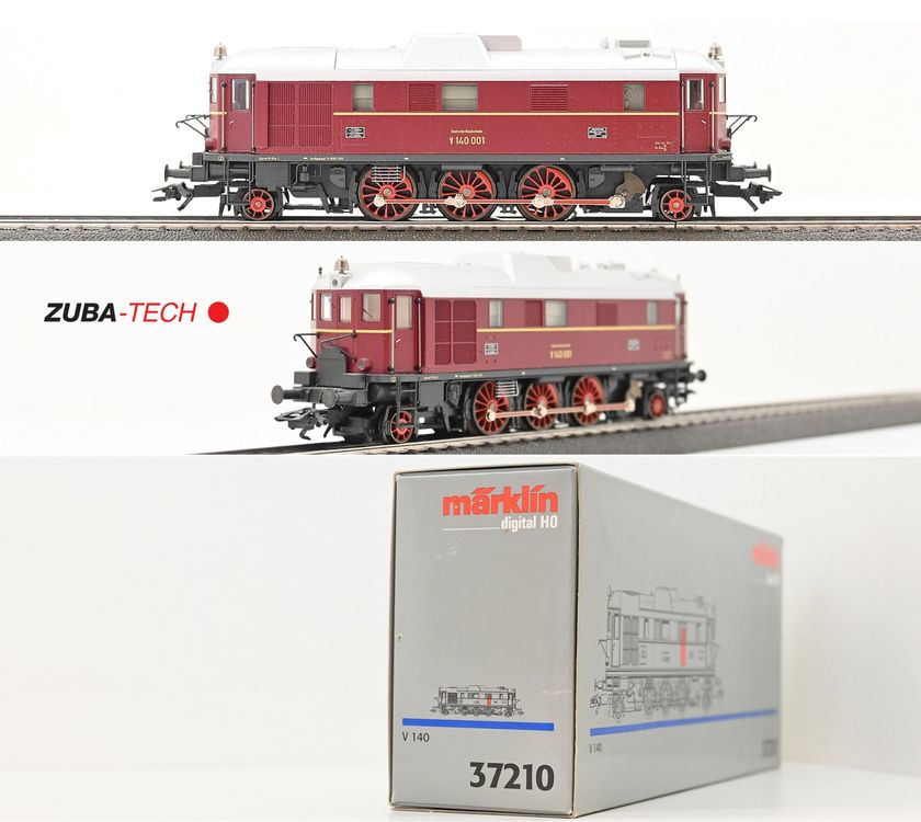 Märklin 37210 Diesellok V140 der DB H0 WS Digital mit OVP (Gebraucht ...
