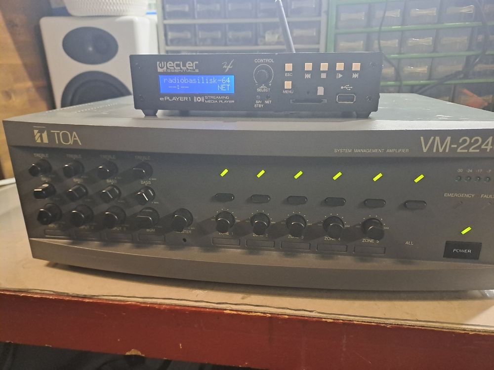 TOA VM-2240 verstärker mit media player (Gebraucht) in Basel für CHF 1 ...