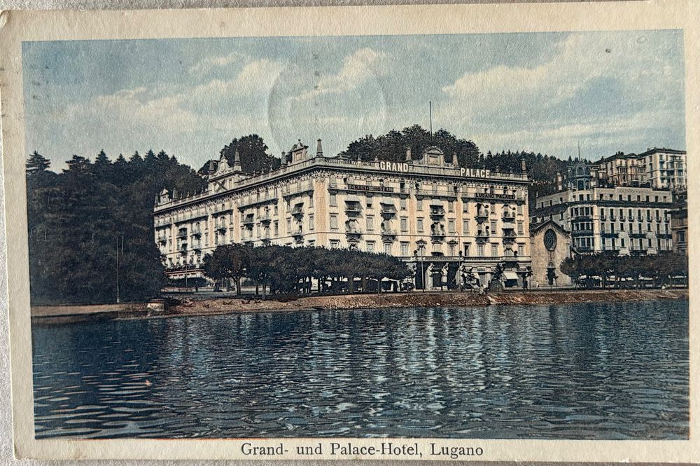 Lugano, Grand und Palace Hotel, 1917 (Gebraucht) in Frauenfeld für CHF ...