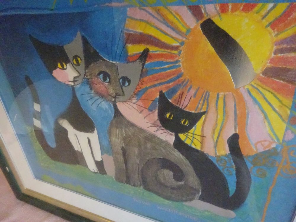 Rosina Wachtmeister Katzen 1993 LIMITIERT Nr.1435 1/3000 | Kaufen auf Ricardo