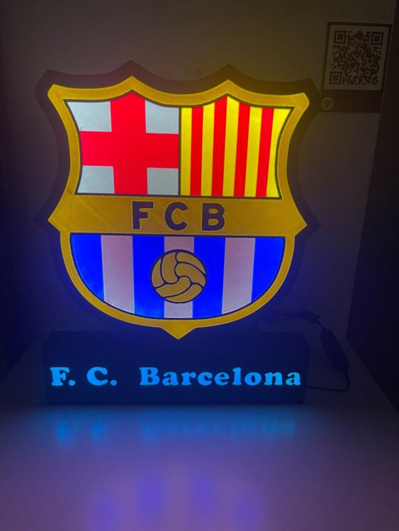 Fc Barcelona Logo mit LEDs (Neu (gemäss Beschreibung)) in Luzern für ...