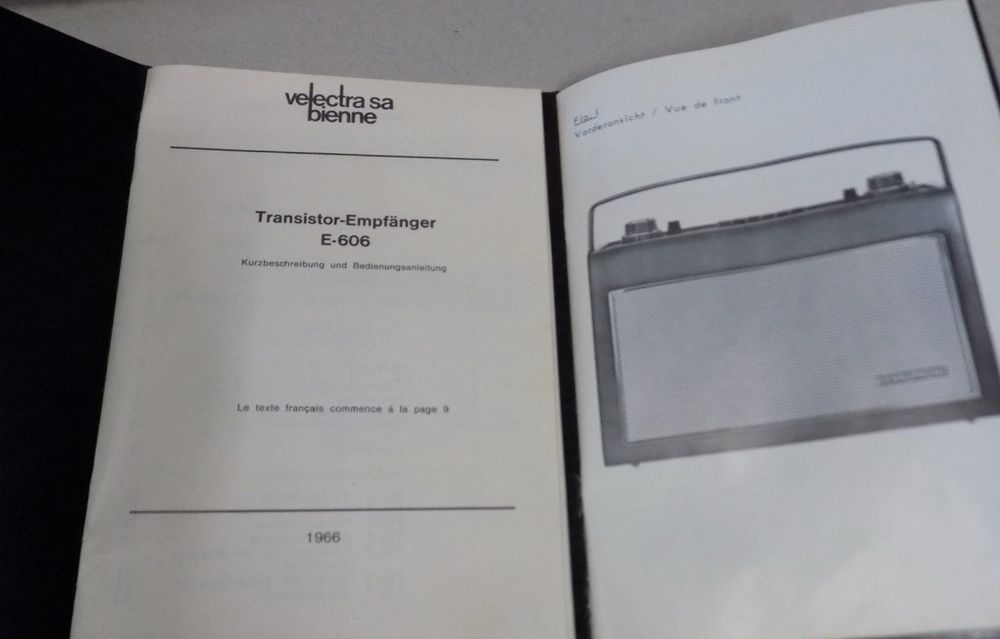 Transistor-Empfänger Militär E-606 (Gebraucht) in Basel für CHF 82 ...