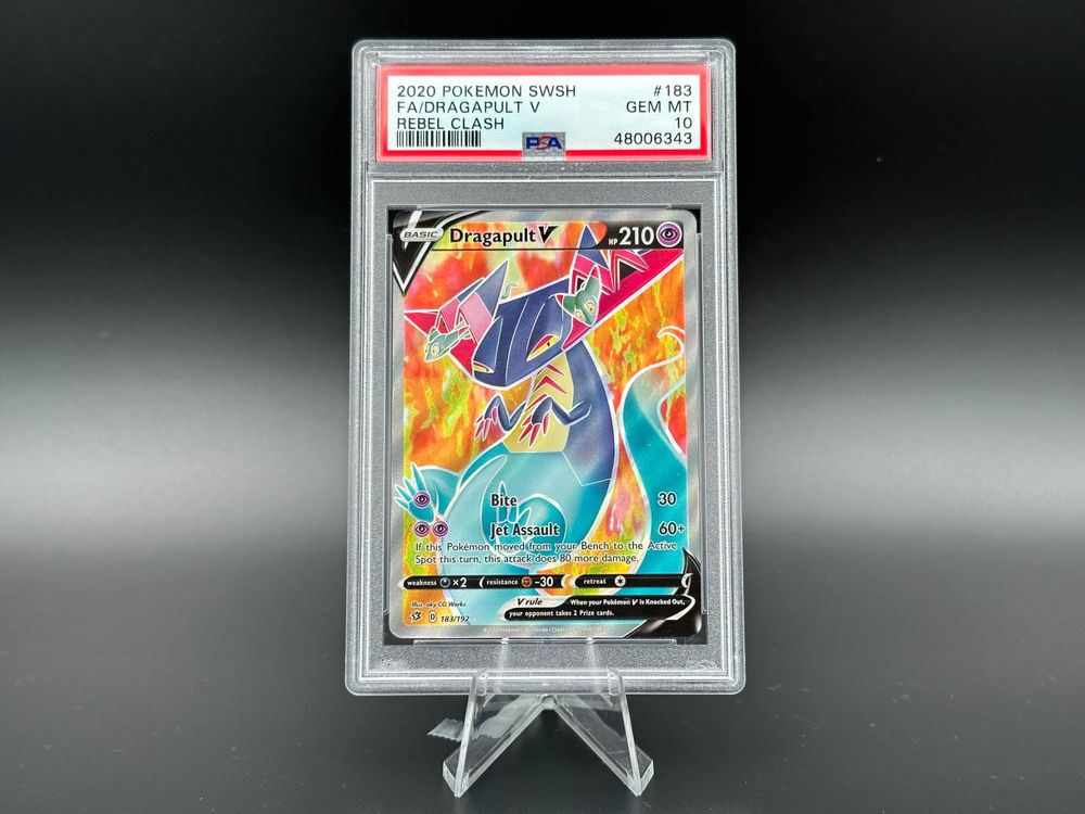 Dragapult V Fullart SWSH Rebel Clash PSA 10 ab 1.- (Gebraucht) in ...