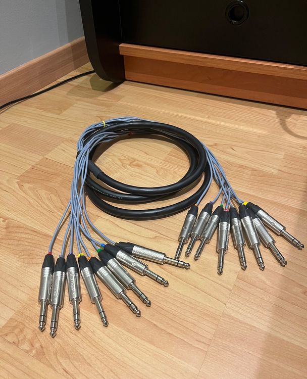 Neutrik Multicore Hochwertige TRS Jack Kabel 8 Wege | Kaufen auf Ricardo