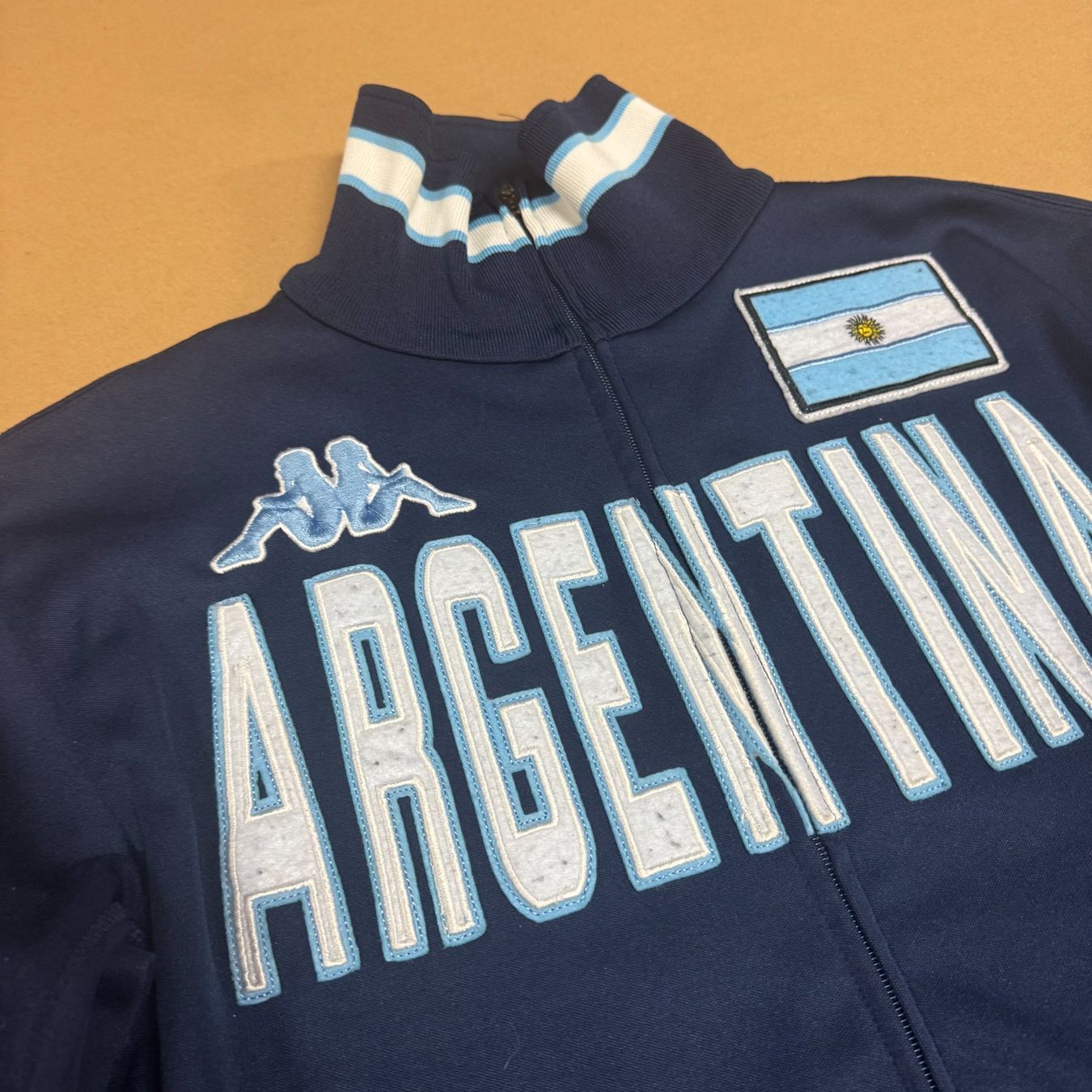 Kappa Argentina navy blue streetwear track jacket 00s (nike) (Gebraucht ...