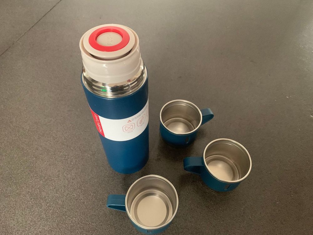 Thermo Flasche VACUUM BOTTLE 500ml Set Flasche + 3 Becher sB | Kaufen ...
