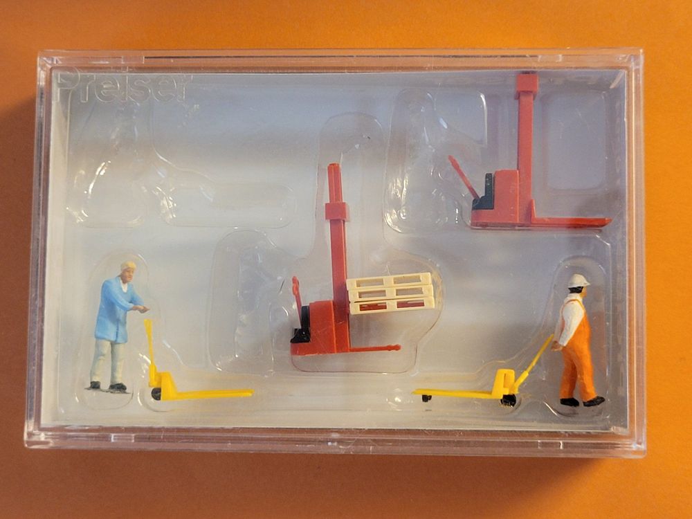 Preiser H0 - 10294 Lagerarbeiter Stapler | Kaufen auf Ricardo