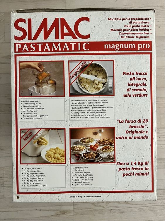 Pastamaschine - SIMAC Pastamatic Magnum Pro (Gebraucht) in Neuhausen am Rheinfall für CHF 50 ...