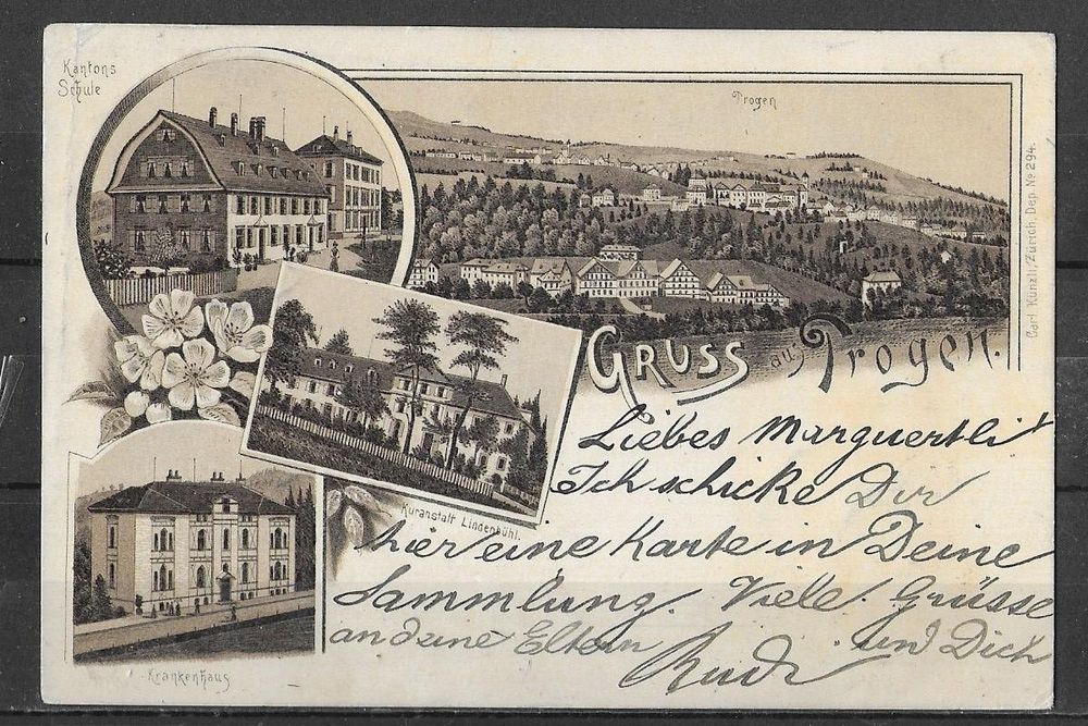 AR Gruss aus Trogen 1897 (Litho) | Kaufen auf Ricardo