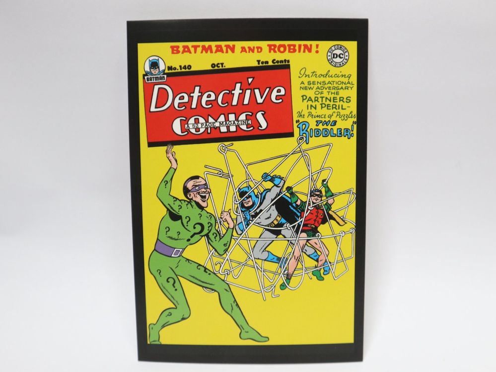 AK Batman & Robin The Riddler Comic Cover Postkarte (Neu (gemäss ...