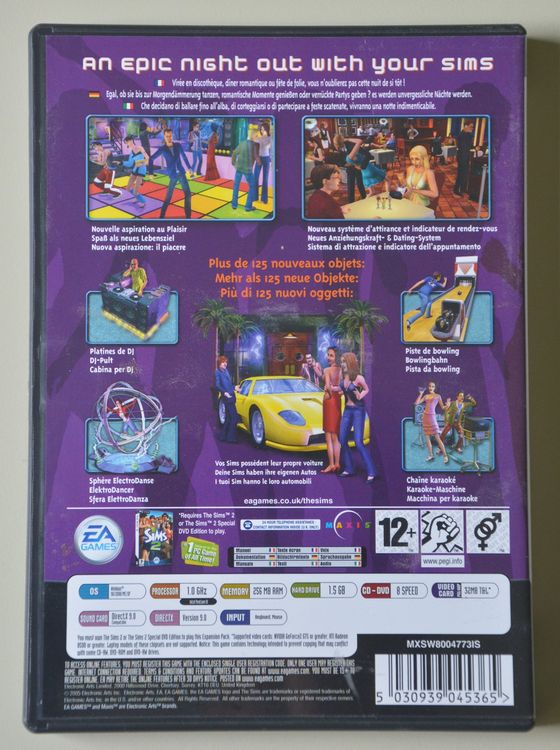 PC game: die SIMS 2 - Nightlife (expansion pack) (Gebraucht) in ...