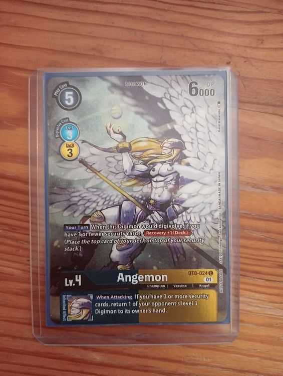 ANGEMON BT8-024 ALTERNATIVE ART DIGIMON | Kaufen auf Ricardo