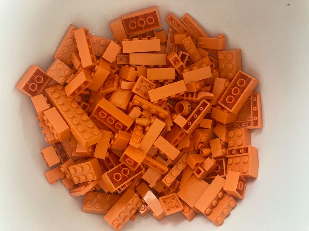 230g orange Legosteine | Kaufen auf Ricardo