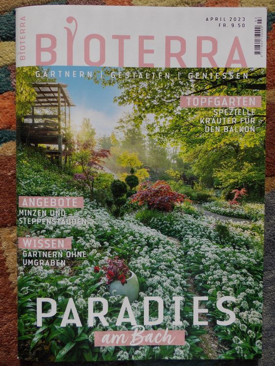 Bioterra April 2023 - Paradies am Bach | Kaufen auf Ricardo