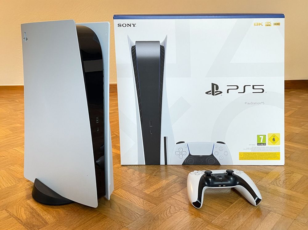 Playstation 5 PS5, Disc Edition, inkl. 10 Spiele (Gebraucht) in Zürich ...